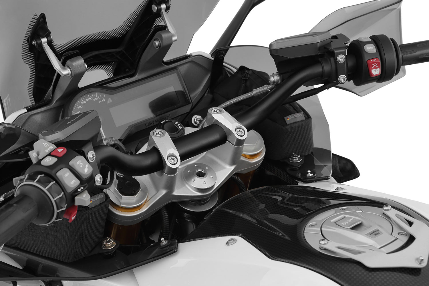 Handlebar conversion - black | Procycles Motorbike Shop