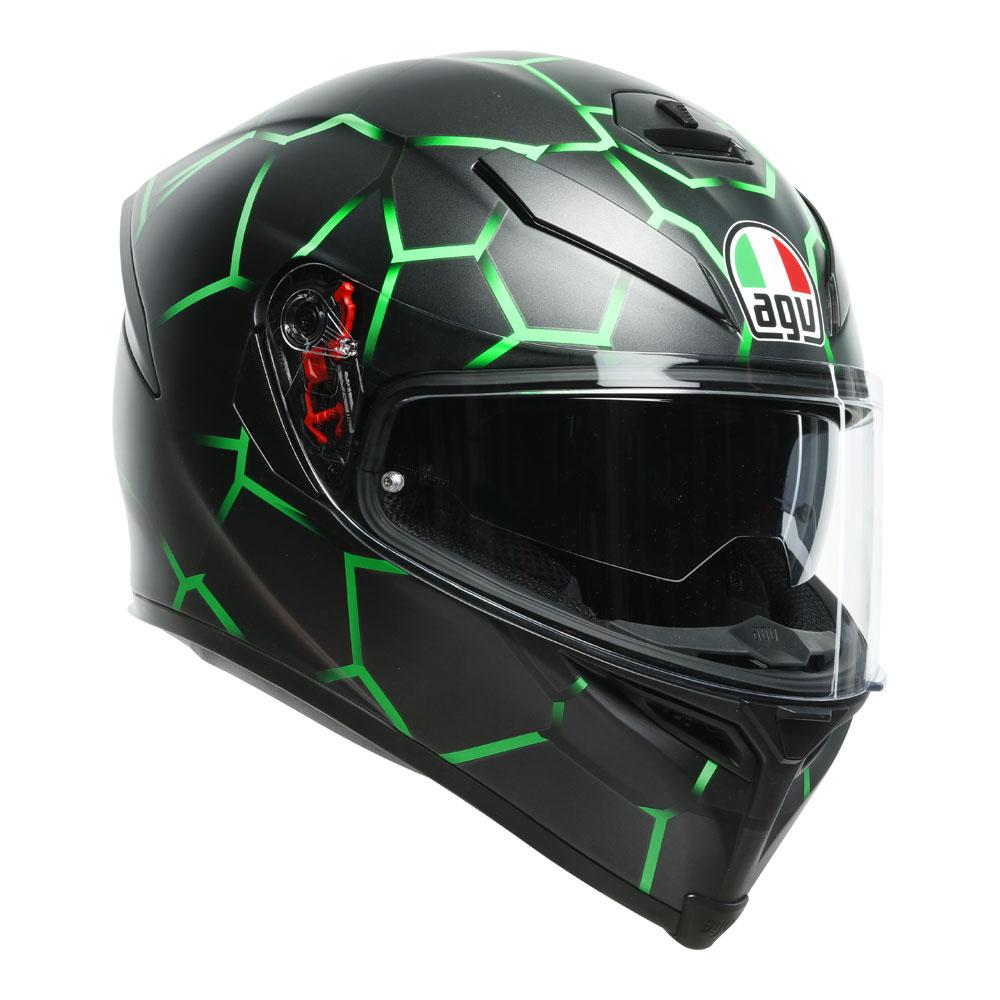 AGV K5 S - VULCANUM GREEN | Procycles Motorbike Shop
