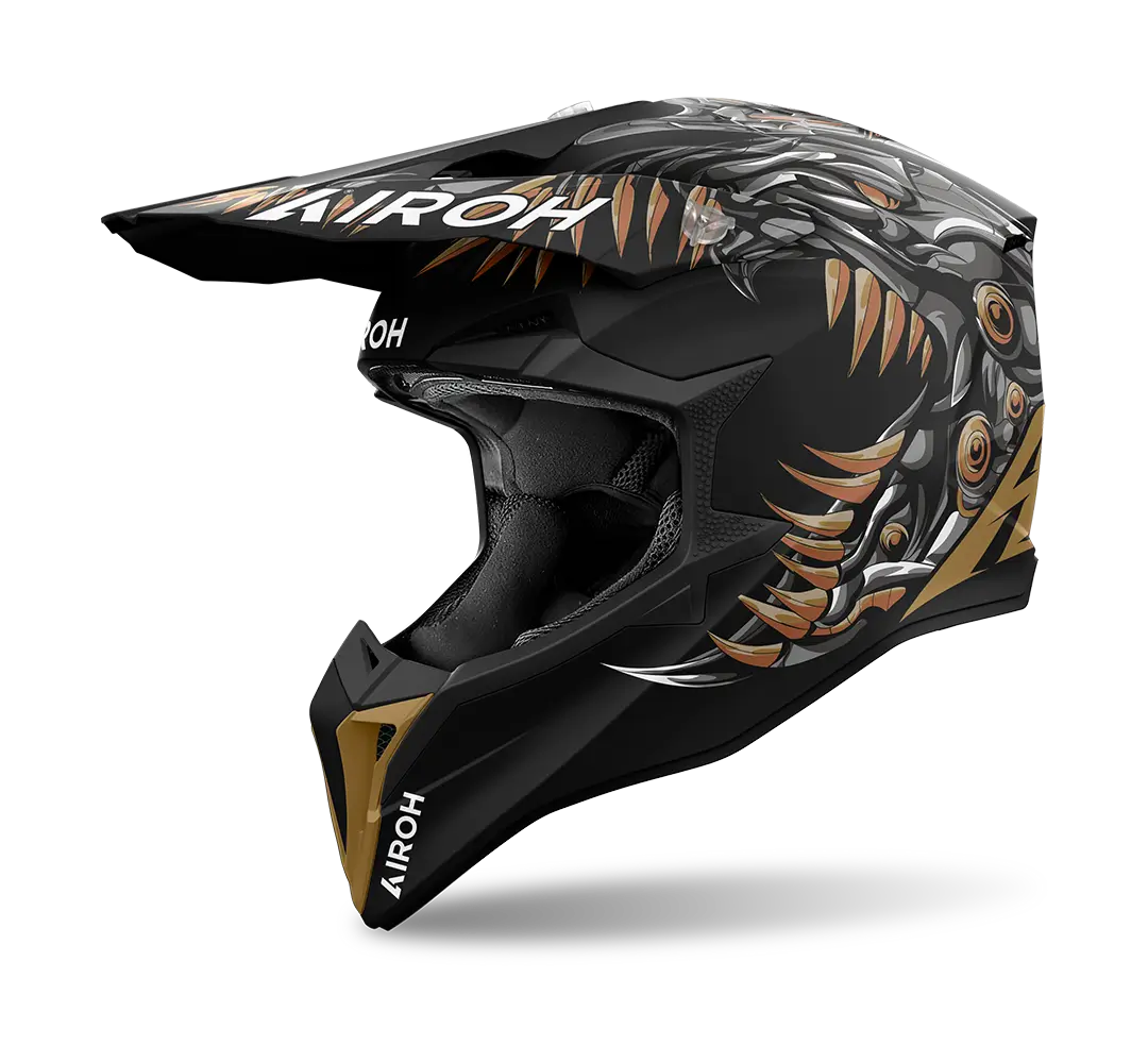 AIROH WRAAAP CYBORG MATT | Procycles Motorbike Shop